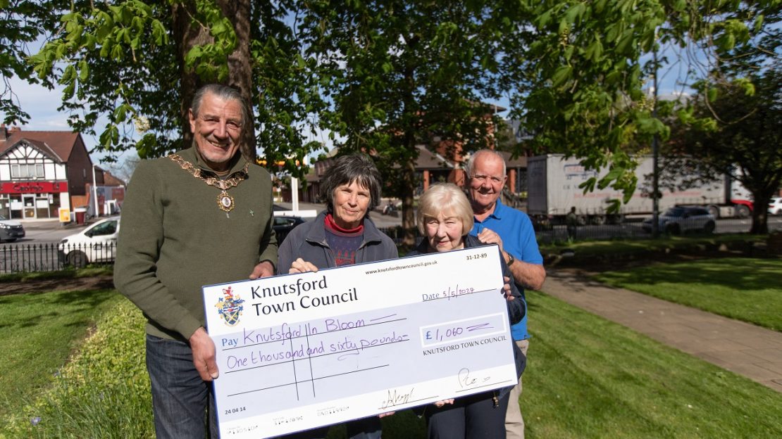£1k boost to Knutsford In Bloom | Knutsford Town Council